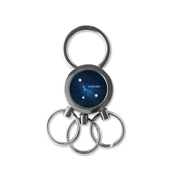 Key Chains clip keychain cancer zodiac chain car metal constellation ...
