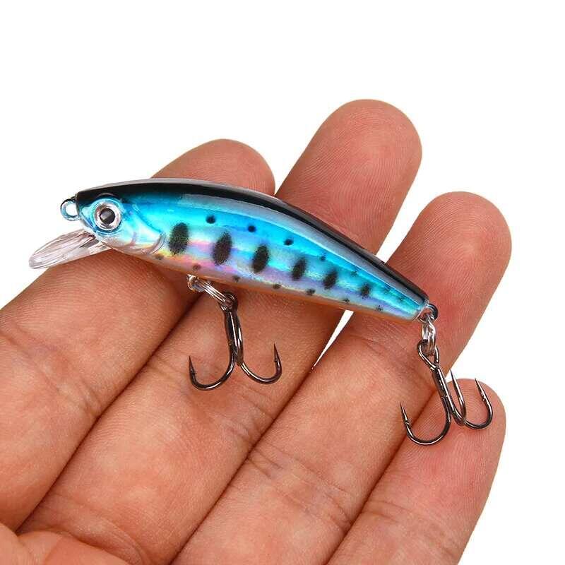 1pcs Sinking wobbler 3D Lure 5.5cm 6.7g Mini Minnow Artificial - TikTok Shop Philippines