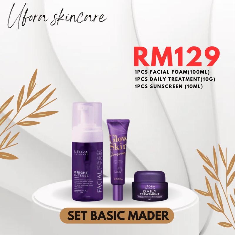 SET BASIC UFORA SKINCARE 3in1 - TikTok Shop Malaysia