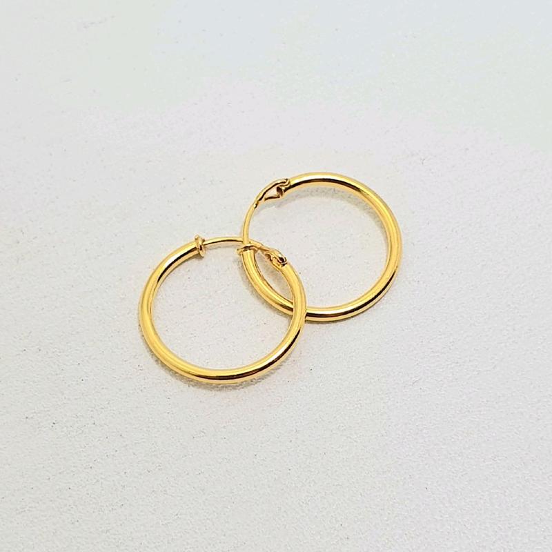Anting Ring Emas Muda Polos 1/2 Gram - Shop | Tokopedia
