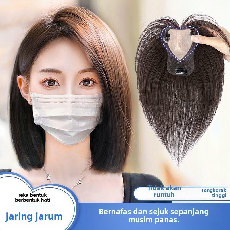 Potongan Rambut Jaringan Berbentuk Hati, Rambut Palsu Kulit Kepala ...