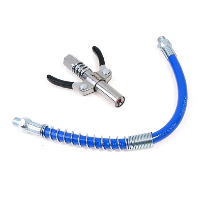Jual Kepala Grease Gun Coupler Kunci Ganda Double Handle Rubber Hitam ...