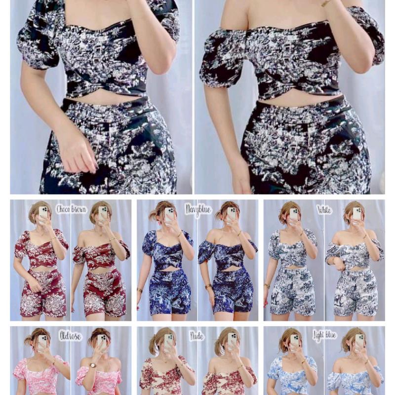 ALEXA PUFF 2WAY TERNO W/1 SIDE POCKET️ Floral Womenswear - TikTok Shop ...