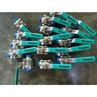 Jual Ball Valve Tomoe 3/4" Inch DN 20 Socket Weld 3piece Body SS 316 SW ...