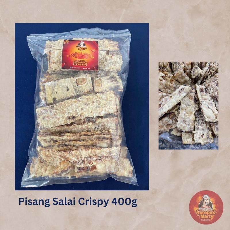 Kerepek Pisang Salai Crispy 400g (Manis) Sweet Banana Chips Food ...