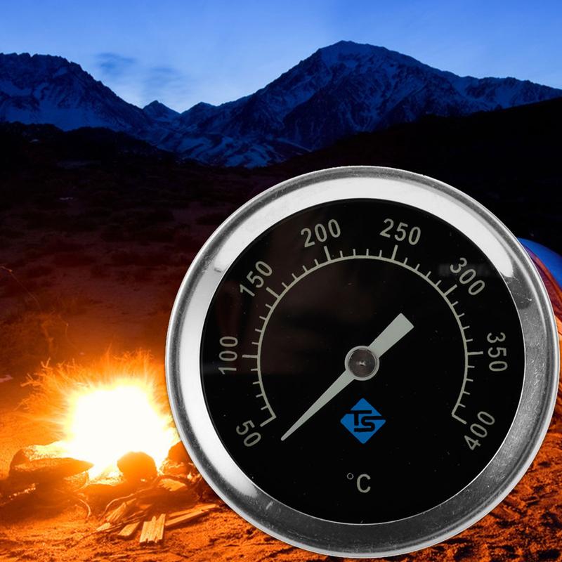 Stainless Steel BBQ Barbecue Grill Thermometer 400 Celsius Cooking Food ...