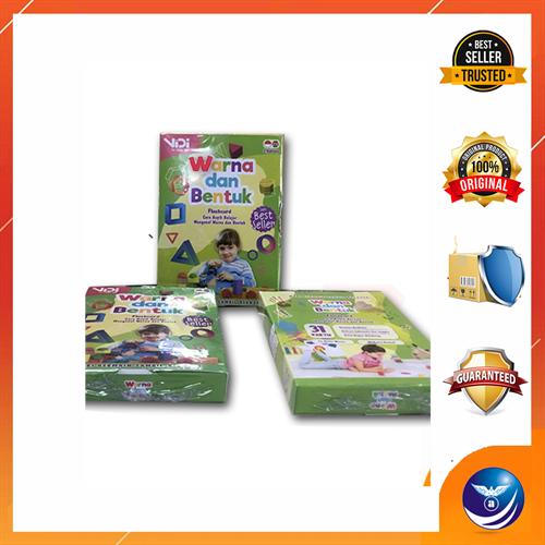 Flashcard Warna & bentuk - Penerbit Andi - Shop | Tokopedia