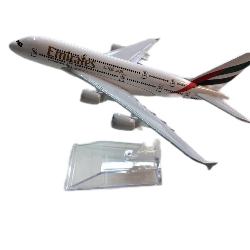 Emirates Airbus 380/Boeing 777 Diecast Metal Airplane 5.5 inches ...