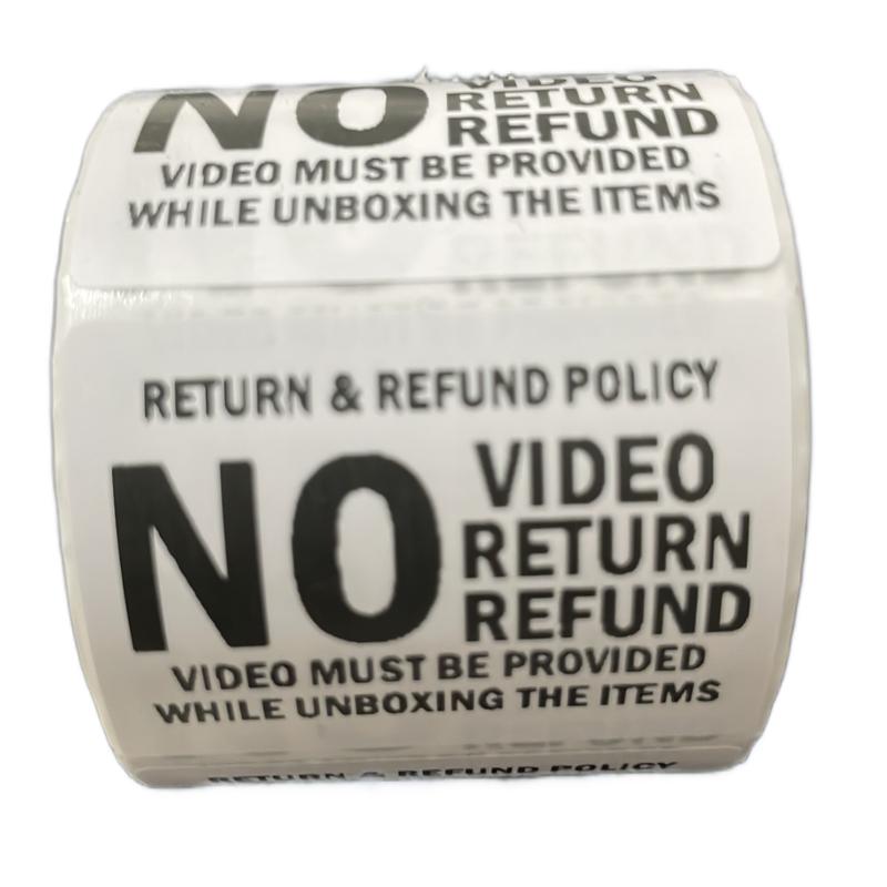 Waterproof Black Ink Thermal Sticker 1 Each - No Video Refund - TikTok ...
