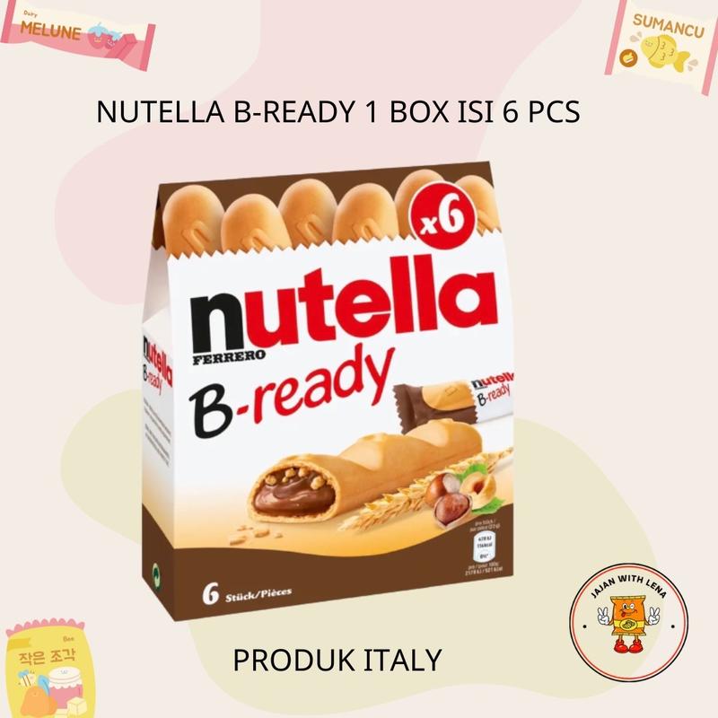 Nutella B-Ready 1 Box Isi 6 Pcs - Shop | Tokopedia