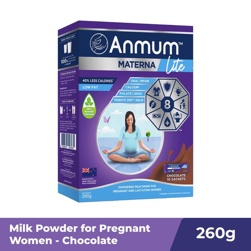 Anmum Materna Pregnancy Milk Powder Lite Choco 260g - TikTok Shop ...