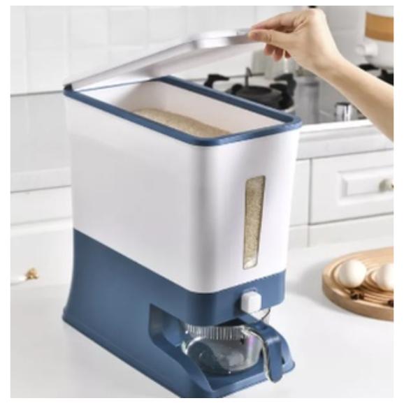 xinghe.8kg Rice Dispenser and Storage with measuring cup - TikTok Shop ...