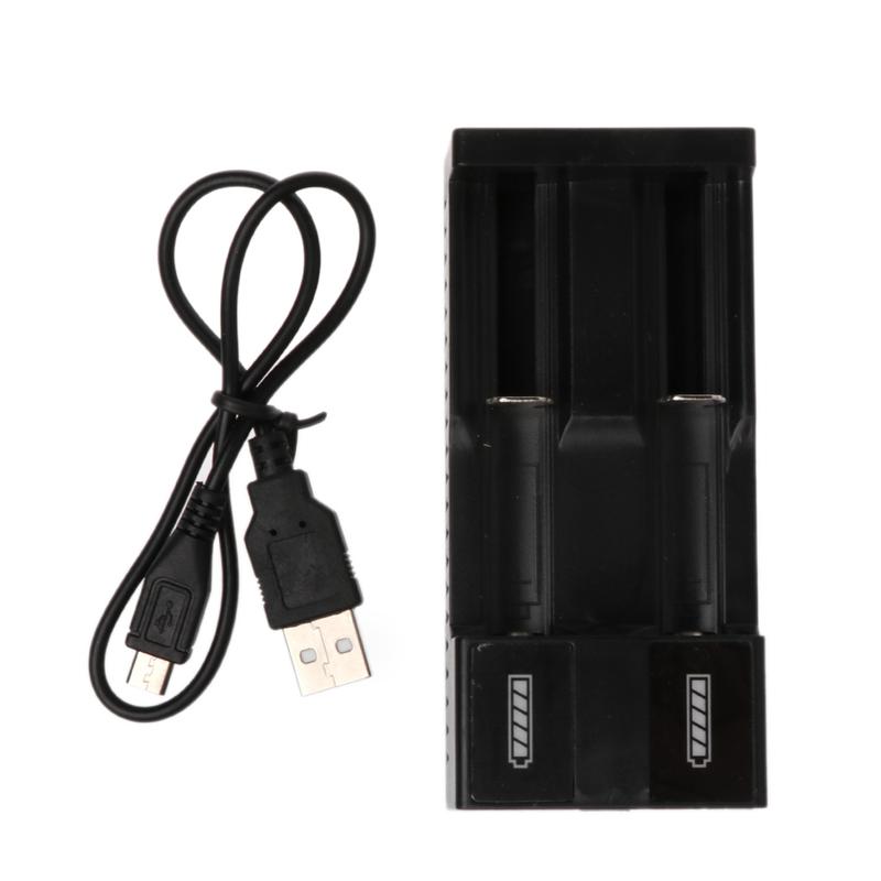 Li-Ion Charger USB Charging Device 5V 1A Rechargeable 18650 26650 ...