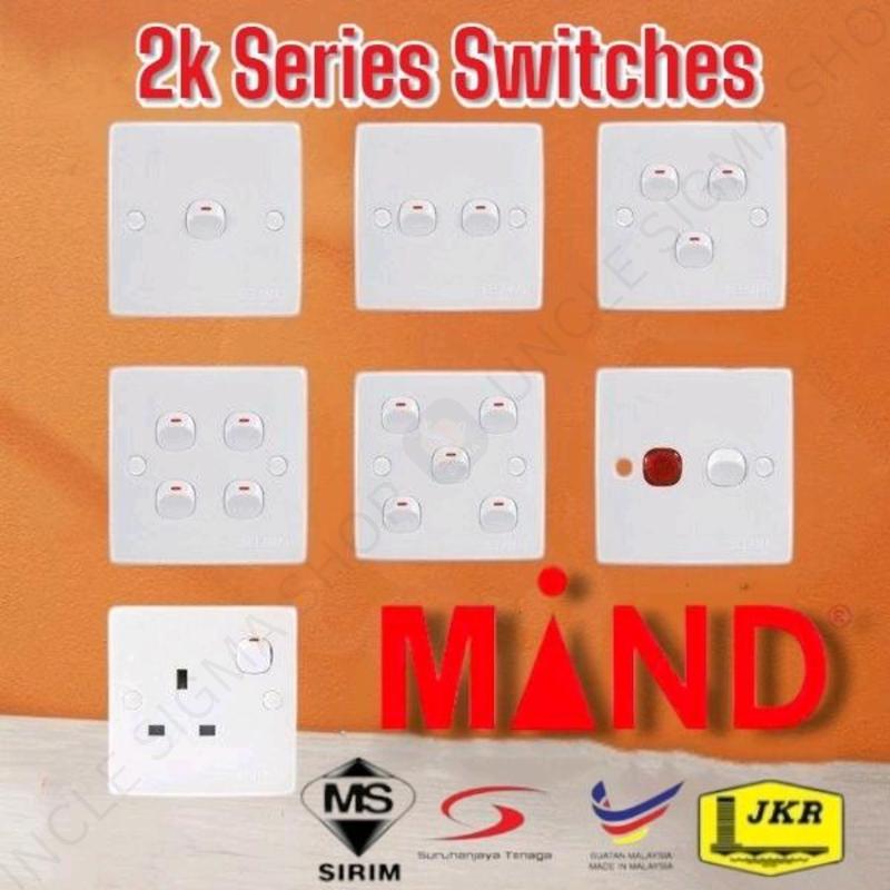 Mind 2k Series White Color Switches SIRIM Approved JKR Spec Suis ...