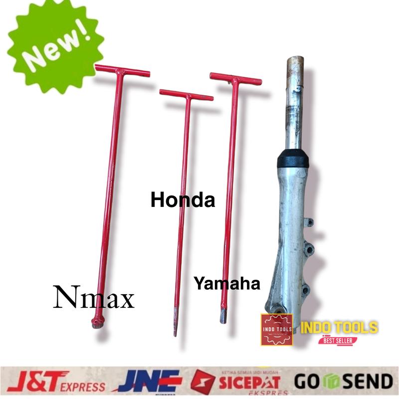 alat lepas suling kunci T suling shock depan untuk semua motor motor ...