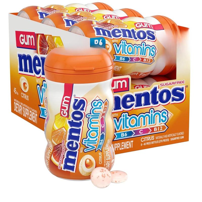 Mentos Gum with Vitamins, Sugar Free Chewing Gum with Xylitol, - TikTok ...