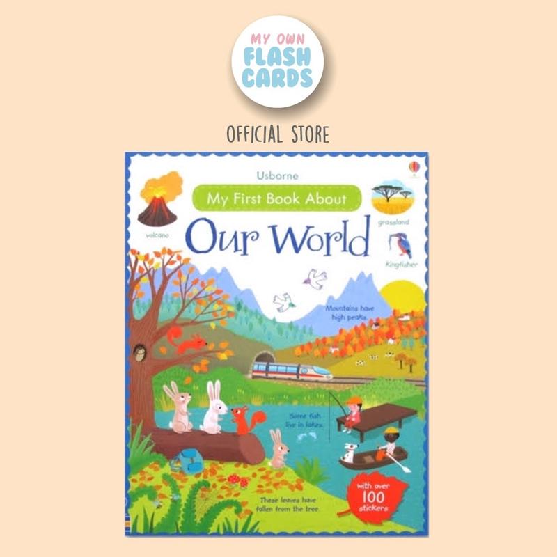Usborne Sticker Book Our World - Education ted Children Buku Edukasi ...