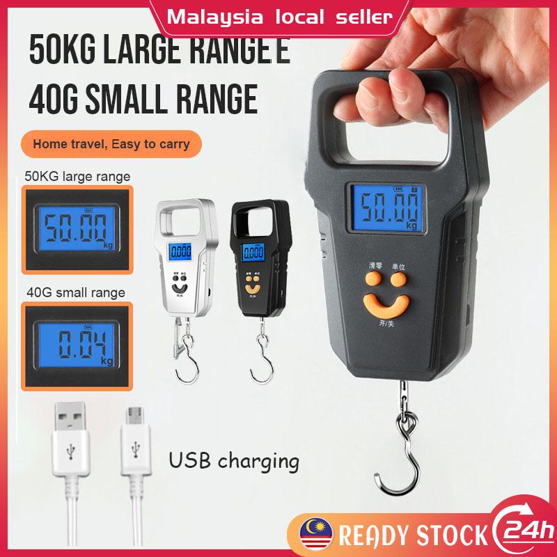 Charge Electronic Pocket Hook Scale Portable 50kg Mini Digital - TikTok ...