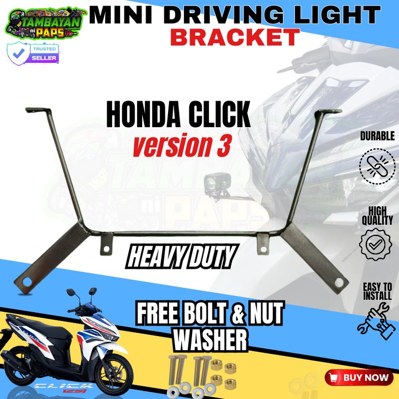 MOTORCYCLE BRACKET HONDA CLICK 125i VERSION 3 (V3) MINI DRIVING ...