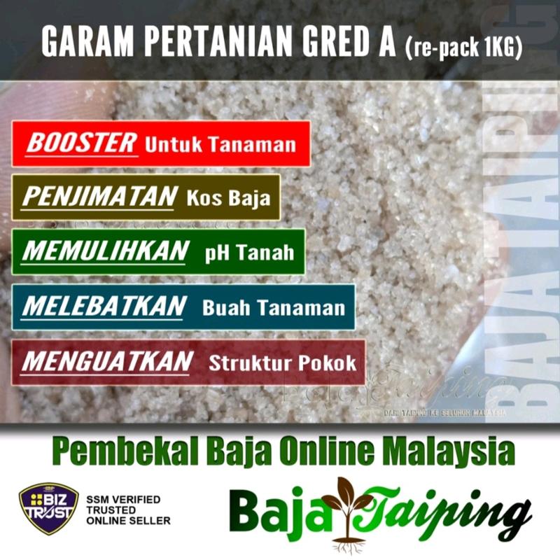 Garam Pertanian Untuk Tanaman Pokok Kelapa Dan Mempelam gara - TikTok ...