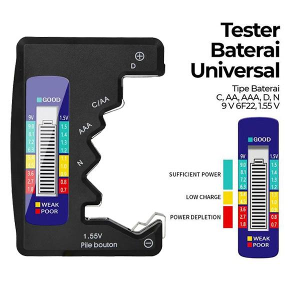 Tosh Baterai Tester - Alat Tes Uji Kapasitas Baterai Universal - Shop ...