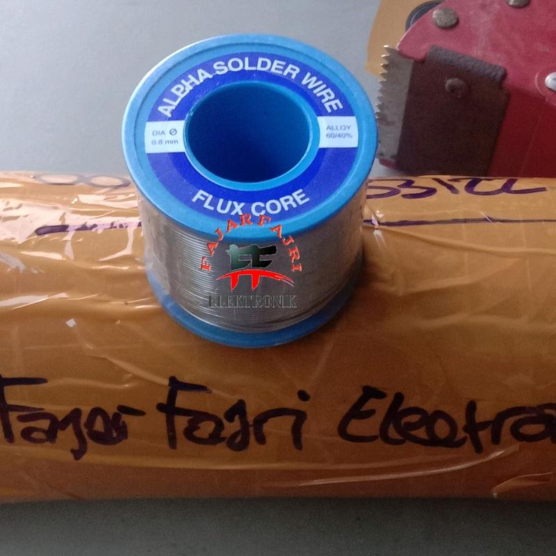 timah solder ALPHA SOLDER WIRE FLUX CORE tinol alpha - Shop | Tokopedia