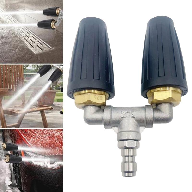 Aomelt Washer Nozzle Twin-turbo Nozzle High Pressure Washer Turbo ...