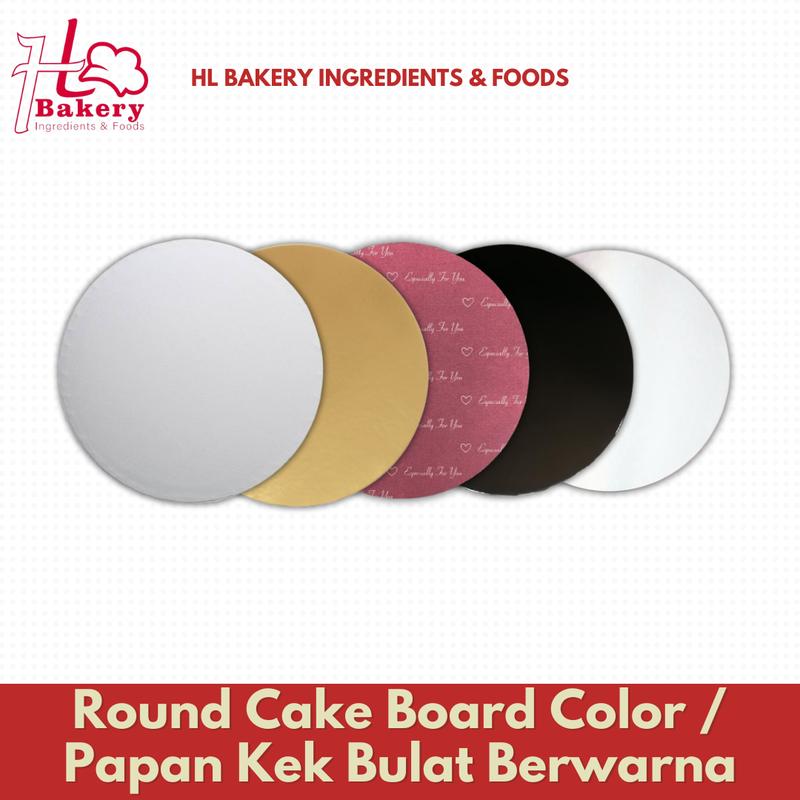 Round Cake Board Color / Papan Kek Bulat Berwarna - TikTok Shop Malaysia