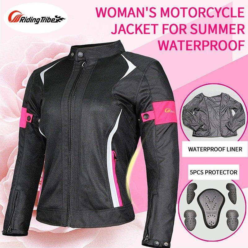 Riding Tribe Women Motorcycle Waterproof Jacket Pants Lady Set - TikTok ...