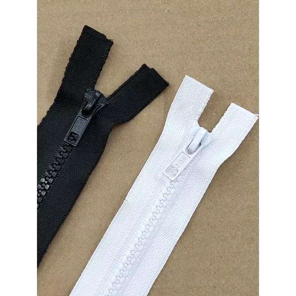 (1 PCS )zip jacket plastik hitam/putih - TikTok Shop Malaysia