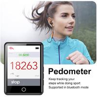 Promo RUIZU M17 Full Touch Screen MP3 Player Bluetooth 5.0 16GB Music ...