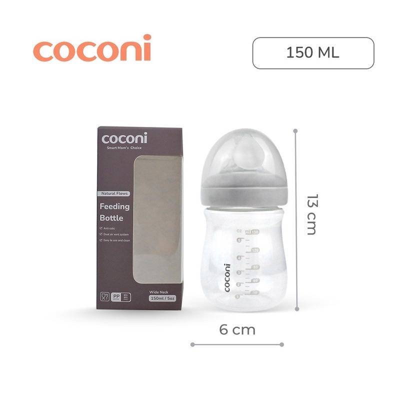 COCONI Wide-Neck Feeding Baby Bottle 150ml/270ml | Botol Sus - Shop ...