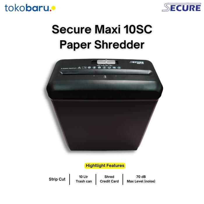 Promo Secure Maxi 10SC Paper Shredder Mesin Penghancur Kertas 10SC ...
