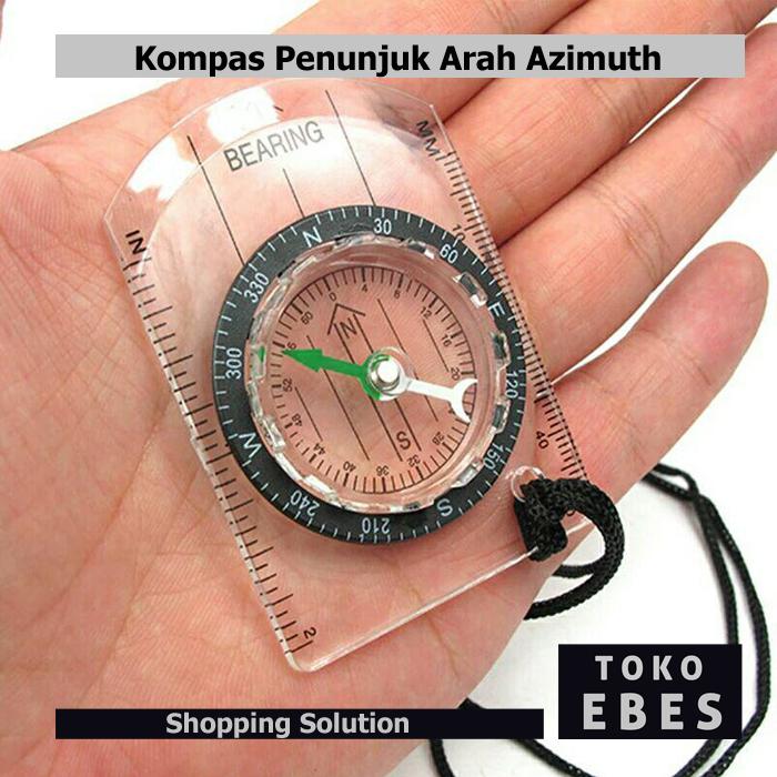 Toko Ebes Kompas Penunjuk Arah Azimuth Kiblat Lensatic Compass - Shop ...