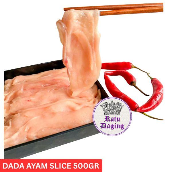 Jual Slice Dada Ayam / Dada Ayam Slice / Chicken Breast Slice @500gr ...