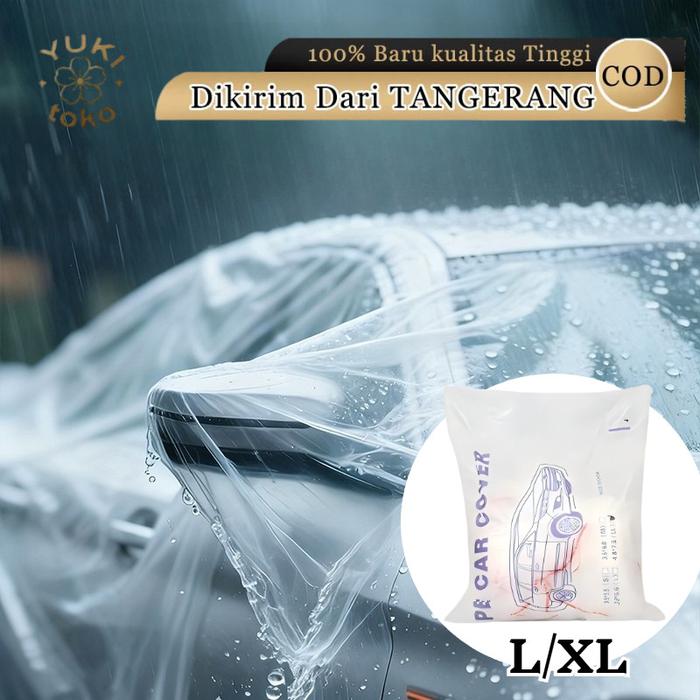 Promo Cover Mobil Transparan/Penutup Body Plastik Universal/Penutup ...