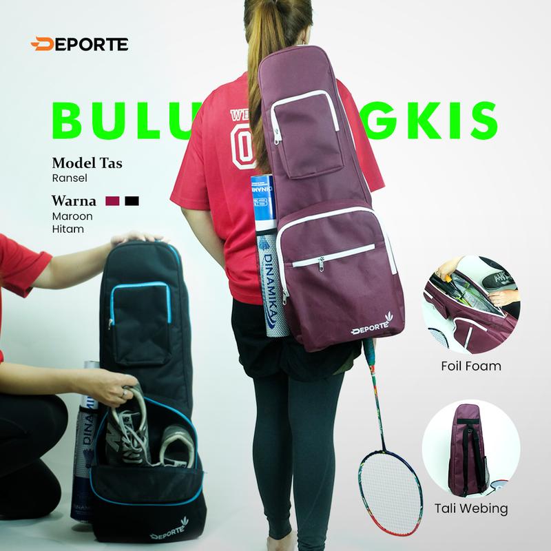 Deporte Tas Bulutangkis Ransel Badminton Ransel 4 - 8 Raket Multifungsi ...