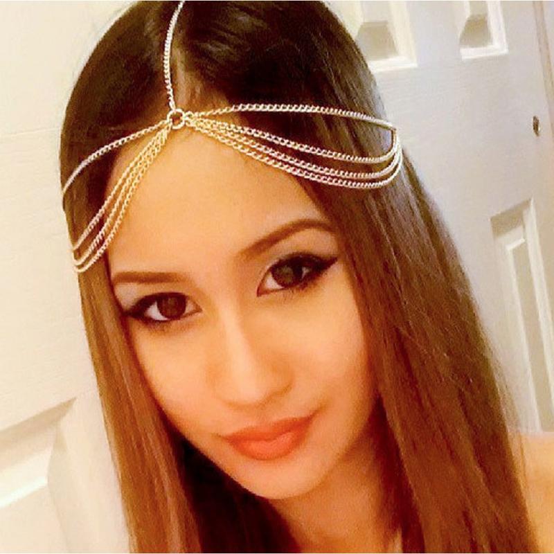 Layered Head Chain Layered Hair Chain Layered Head Accessories - TikTok ...
