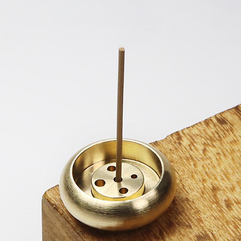 Mini Incense Holder Brass Incense Base for Home Office Teahouse ...