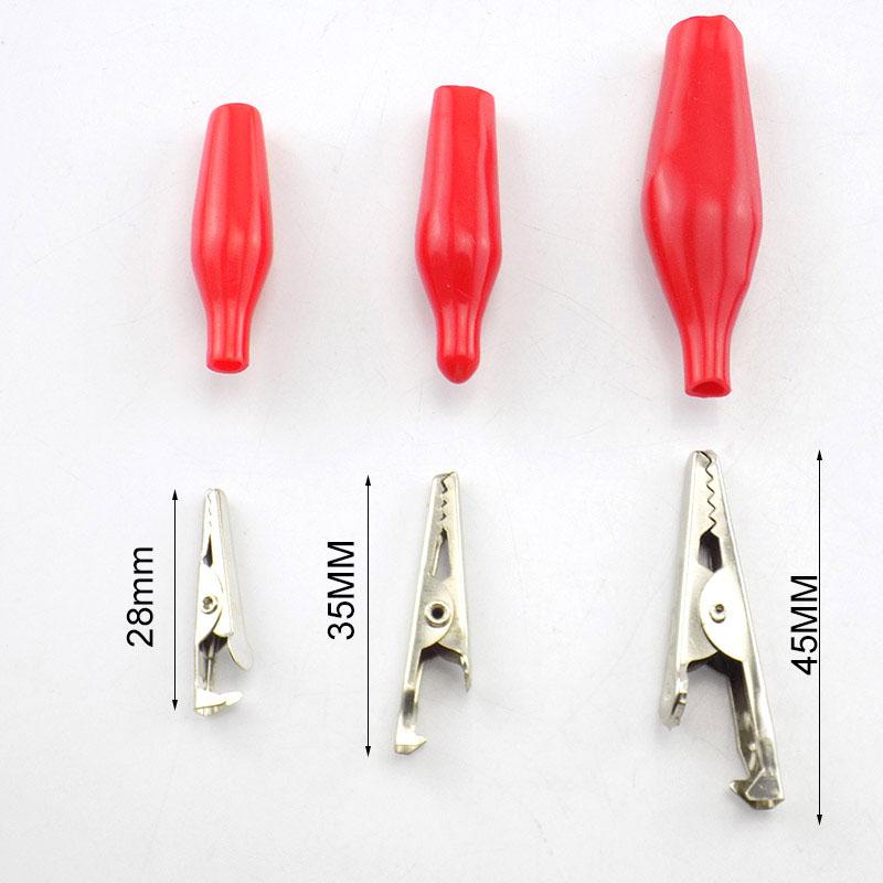 Handle Test Probe Metal Alligator Crocodile Clips Connector Connect ...