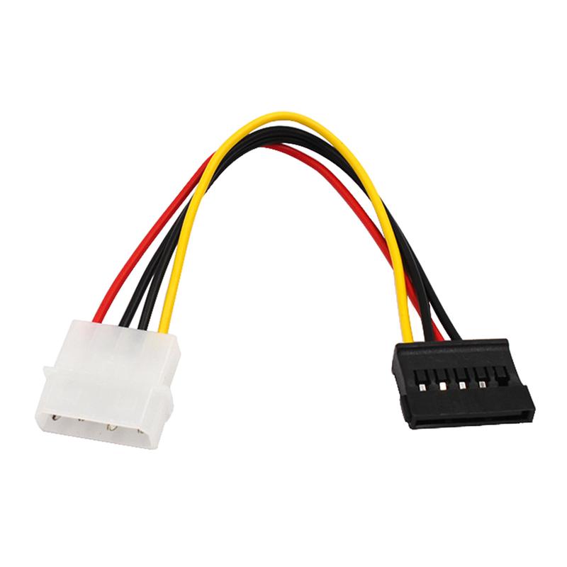 4 Pin IDE Molex To Series 15Pin Power Converter Cable Connectors ...