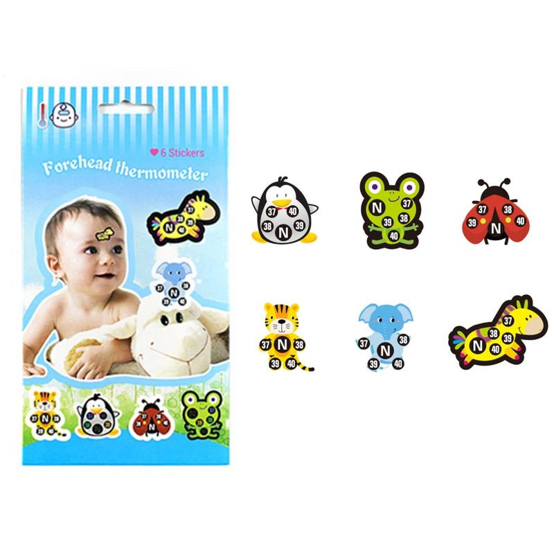 Accurate Stick-On Fever Indicator Cute Forehead Fever Stickers - TikTok ...