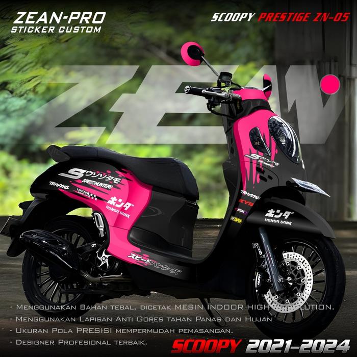 Jual (PROMO COD) TERBARU Decal Sticker Motor Scoopy New 2021 2022 2023 ...