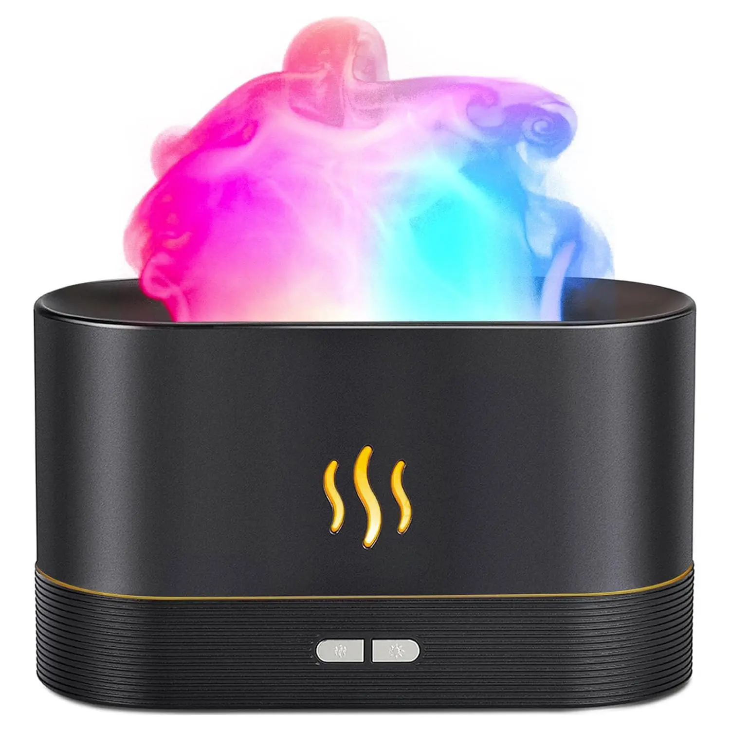Creative Flame Design Air Humidifier, 1 Piece 180ml Noiseless Essential ...
