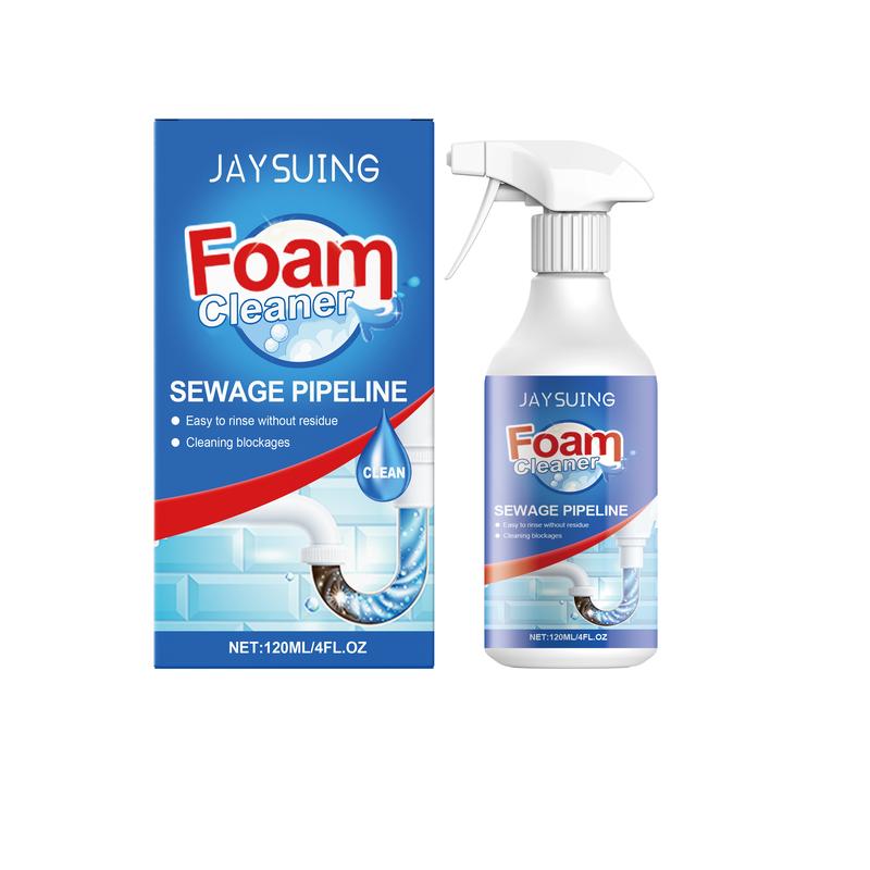 Jaysuing Drain Cleaner Foam Cleaner Unclogs and Dissolves Heavy ...