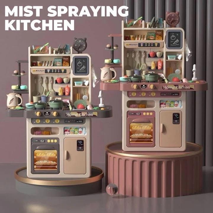 Spray Mist Kitchen set Pretend play toys kitchen set for kid - TikTok ...