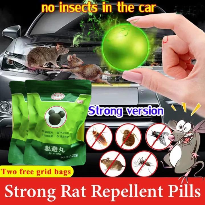🐀 Racun & Penghalau Tikus 10PCS – Kuasa 15 Tahun! Mothballs for Rats ...