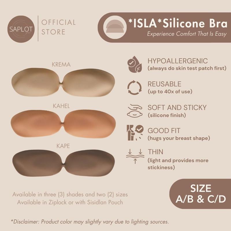[ISLA] Silicone Bra by Saplot.Co Atbp - TikTok Shop Philippines