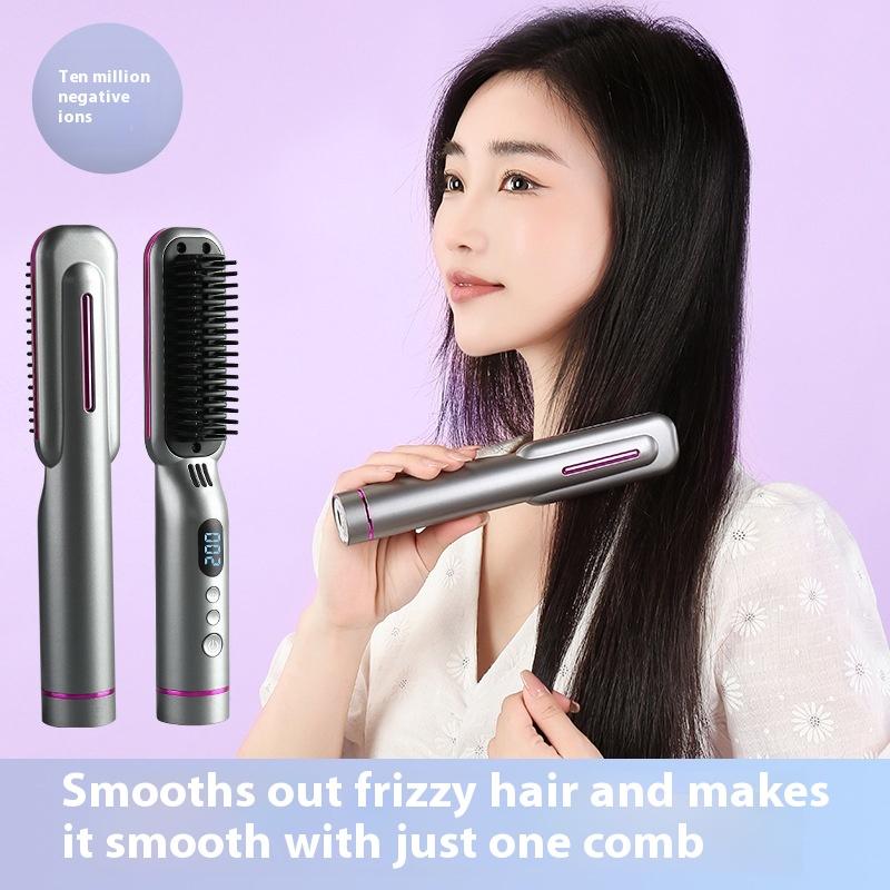 Straight Comb Anion Does Not Hurt Hair Hair Straighter Hair Curler ...