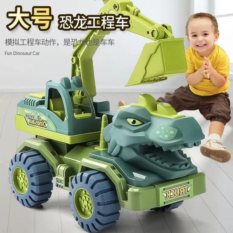 Mainan Jengkaut Dinosaur Gelongsor, Saiz Besar, Kereta Kejuruteraan ...